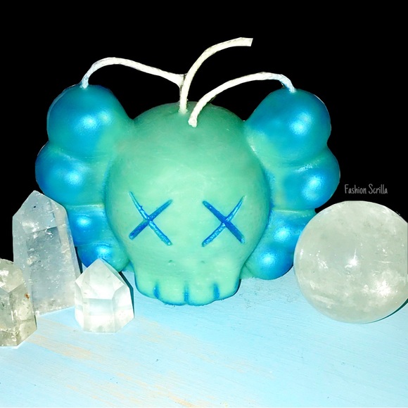 Fashion Scrilla | Accents | Designer Street Art Kaws Custom Hand Poured ...